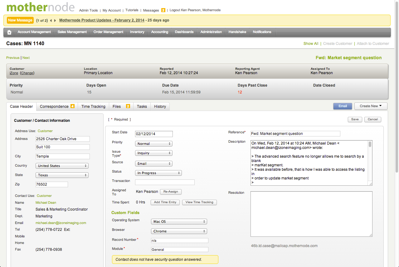 MotherNode CRM Analysis, Reviews, Pricing, Features | CRM Directory
